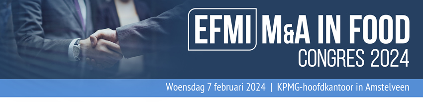 Inschrijfformulier EFMI M&A in Food Congres 2024 - EFMI